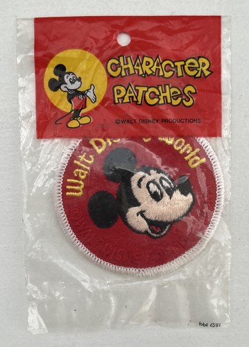 Walt Disney World Character Patches Mickey Mouse Original Vintage Patch NOS | eBay