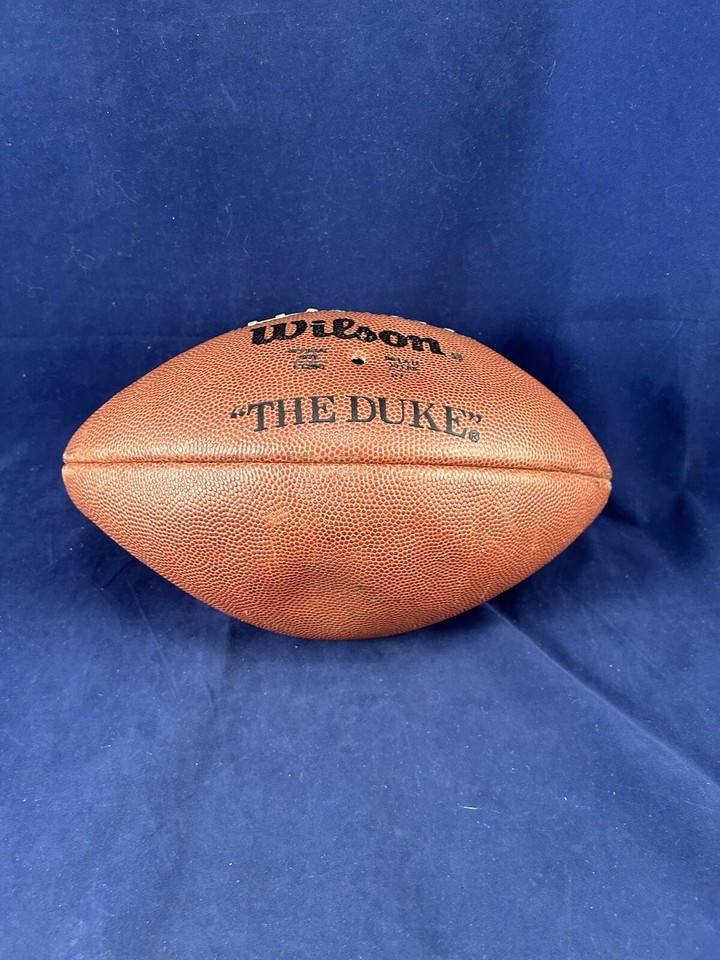 Wilson "The Duke" Official NFL Authentic Game Ball Leather Football ...