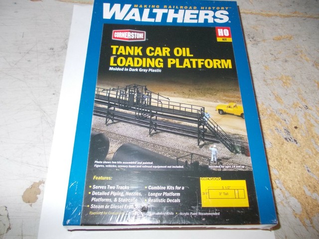 Walthers Cornerstone Series Kit HO Scale Oil Loading Platform. for sale ...