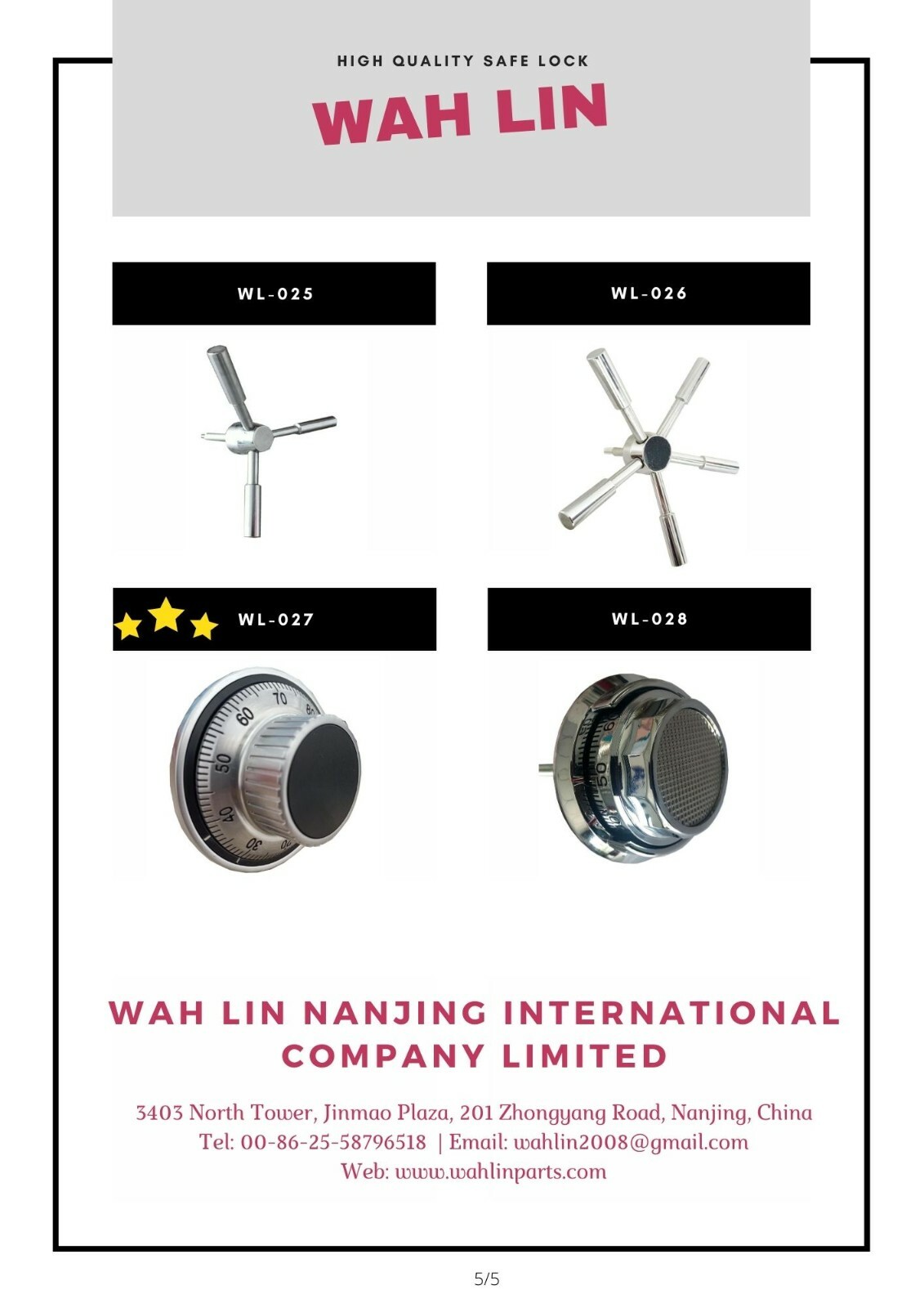 3 Spoke Gun Safe Handle Replacement Heavy-Duty Black For Fireproof Safe ...