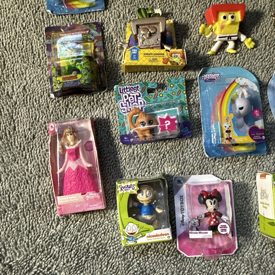 Mini Figure Lot Of 15 Ninja Turtles REN & Stempy Disney Princess | eBay