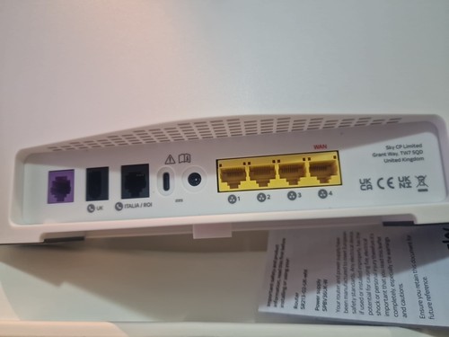 Sky router WiFi Max Hub SR213 Dual Band Wi-Fi 6 Wireless Modem Latest ...