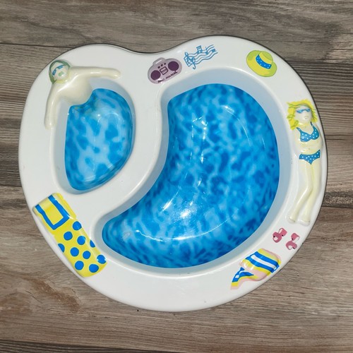 Vintage Plastic Chip And Dip Bowl Beach Swimming Pool Hot Tub Party ...