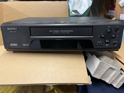 Matsui VX1106 VCR VHS Player and Video Recorder with Scart Lead+other ...