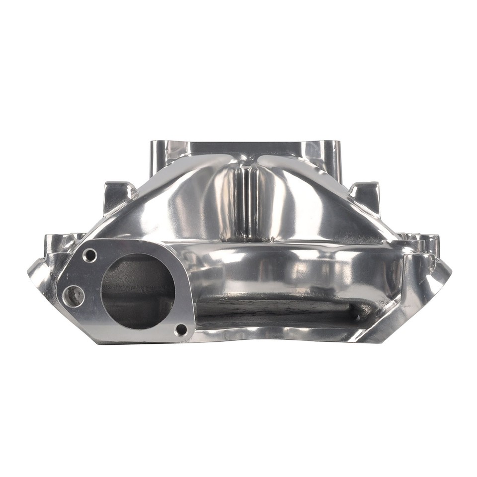 For SBF Ford 351W Windsor Polished Air-Gap Aluminum Single Plane Intake ...