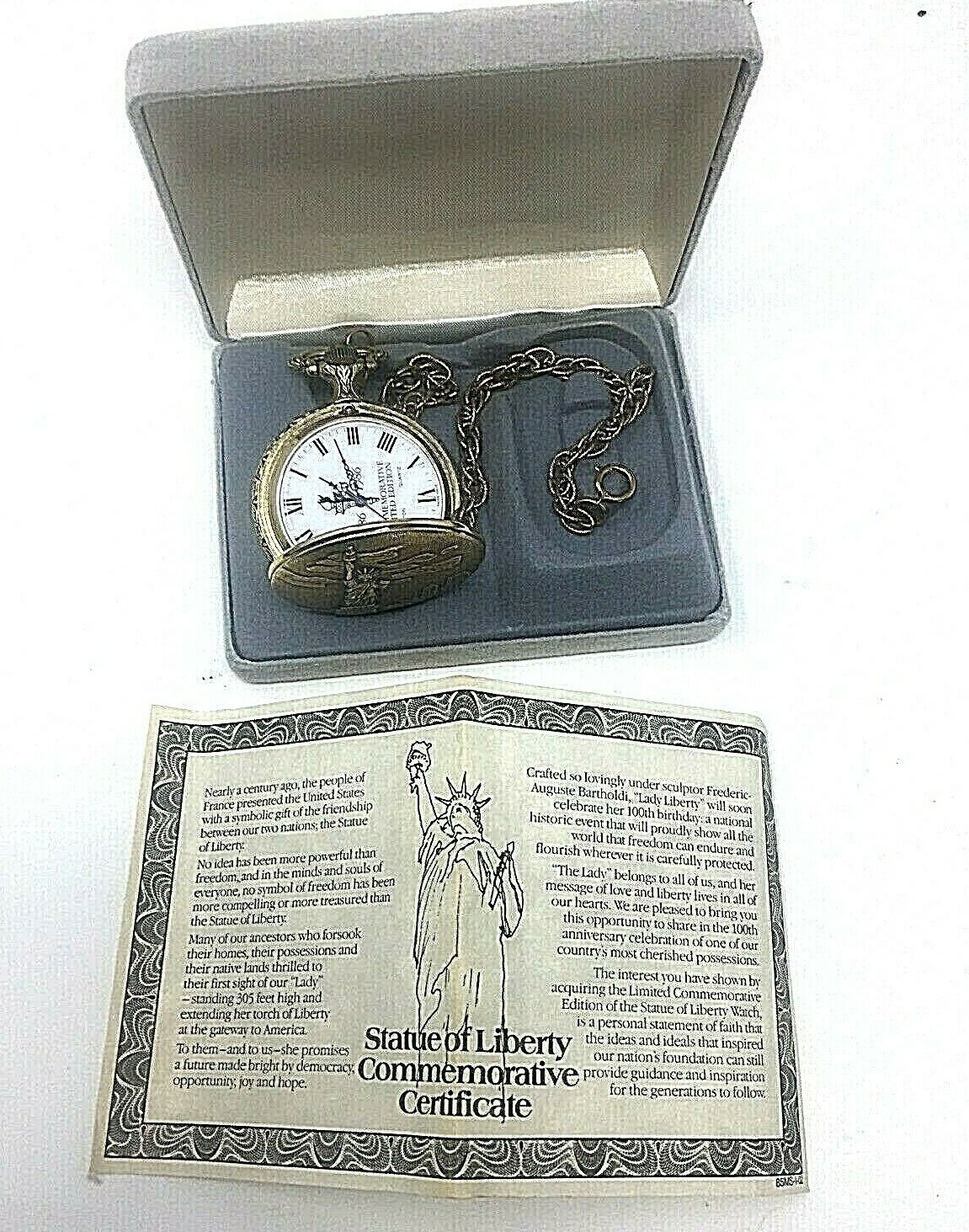 SUTTON POCKET WATCH "STATUE OF LIBERTY" BRAND NEW | eBay