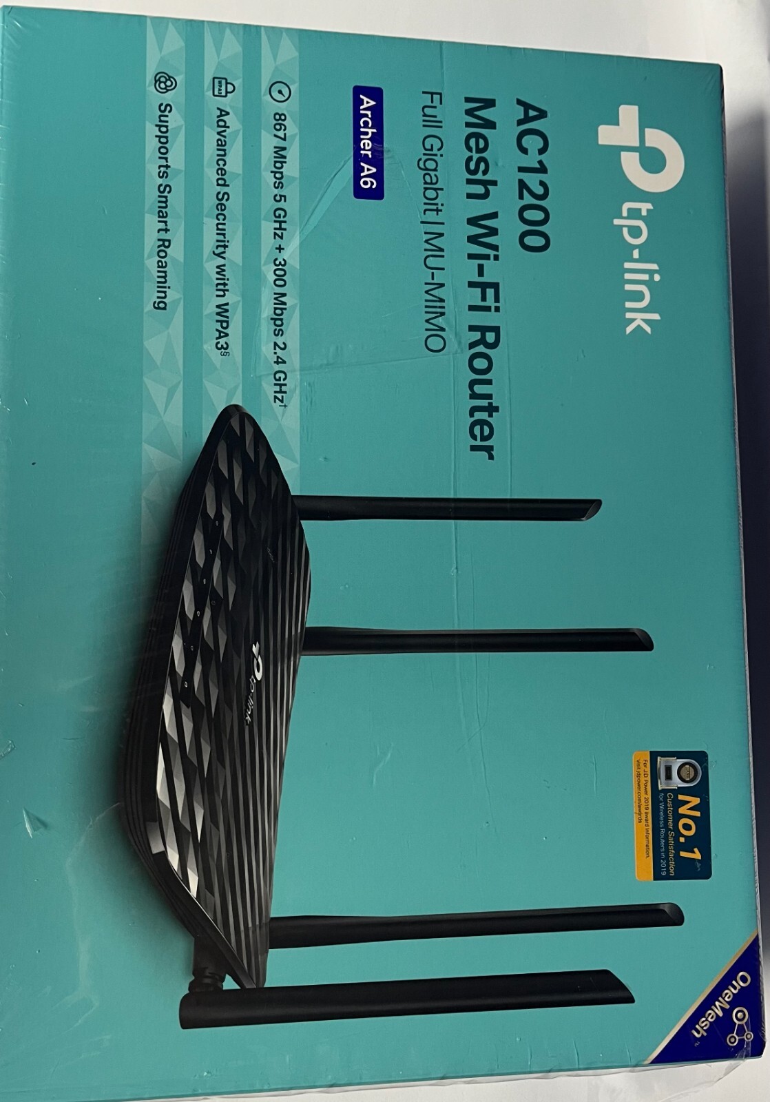 TP-Link Archer A6 AC1200 1200Mbps Wireless MU-MIMO Gigabit Wi-Fi Router ...