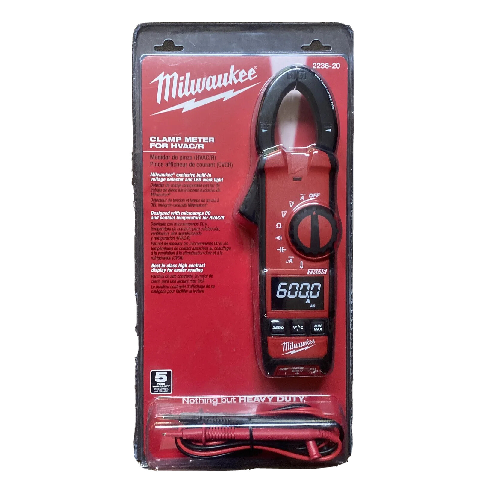 Milwaukee 2236-20 Clamp Meter for HVAC/R - Red for sale online | eBay