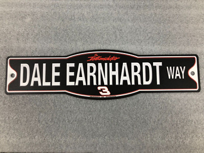 DALE EARNHARDT WAY PLASTIC STREET SIGN 4"X17" DURABLE NASCAR LICENSED ...