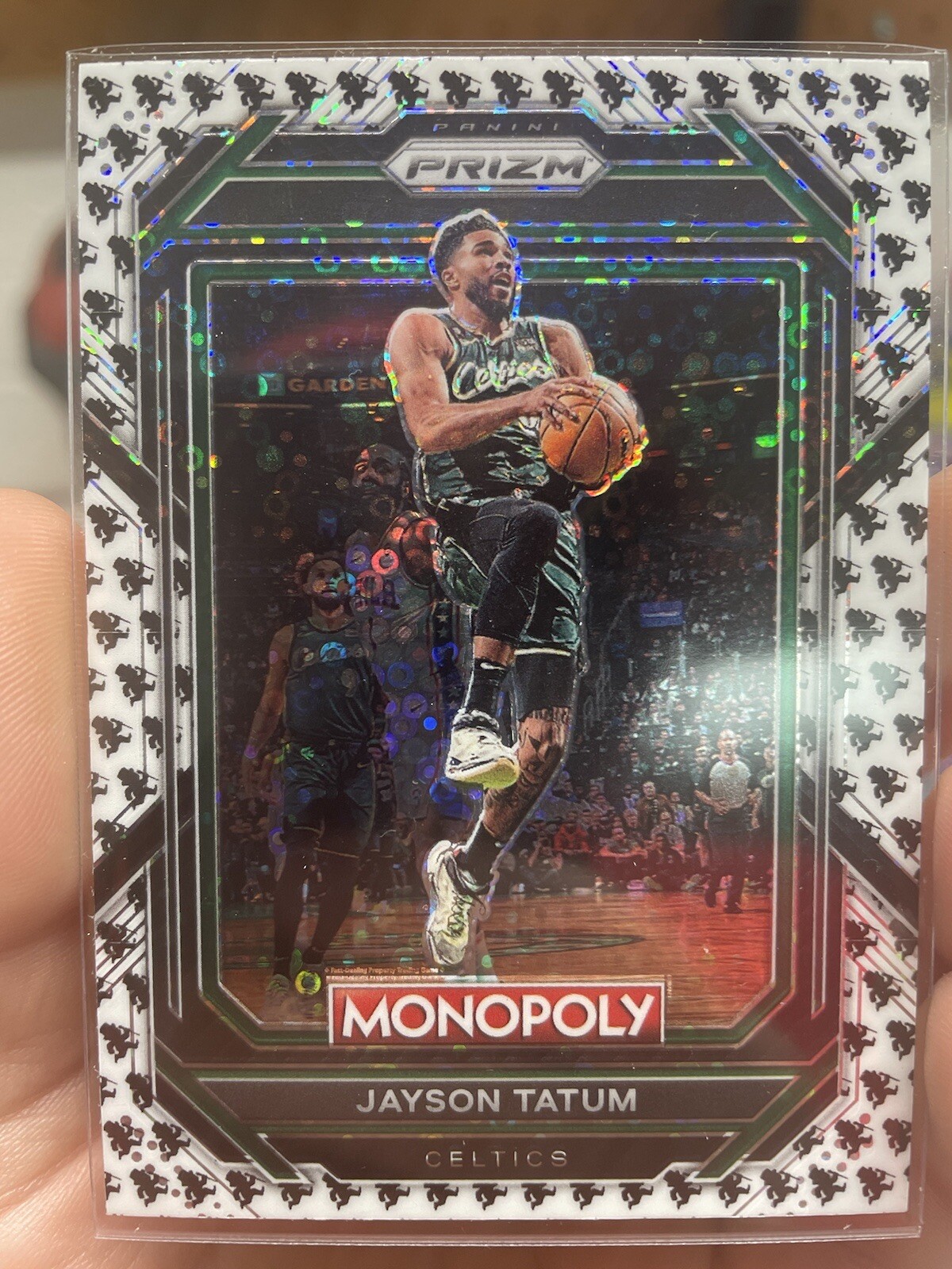 Jason Tatum Monopoly Man Running Shimmer Panini prizm | eBay