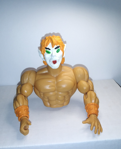 Underworld Warriors MOTU Origins Compatible Custom Vampire Painted Head ...
