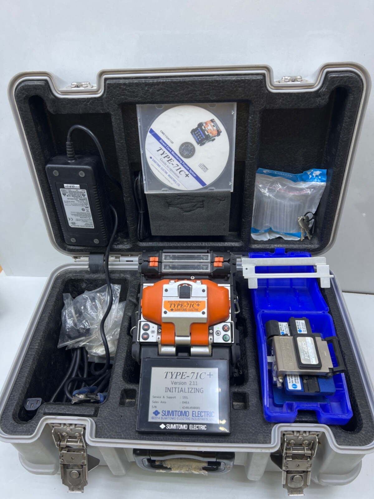 Sumitomo Type-71C+ DCM Fusion Splicer Micro Core Fiber Fusion FC-6RS ...