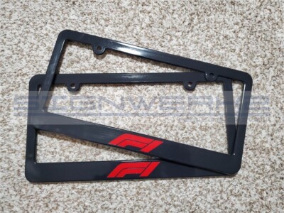 Formula 1 License Plate Frames F1 Mercedes Williams Ferrari Red bull ...
