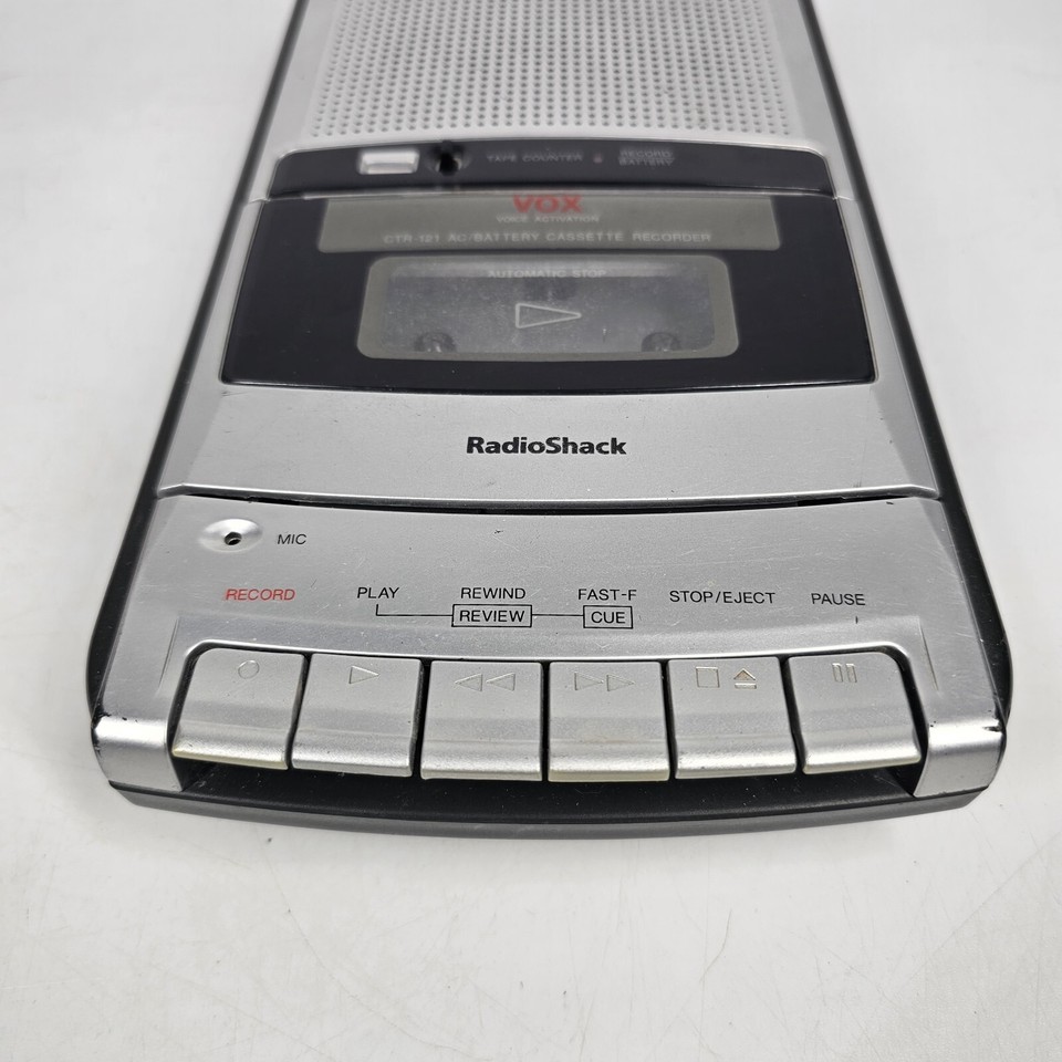 RadioShack CTR-121 Voice Activated Desktop Cassette Tape Player ...