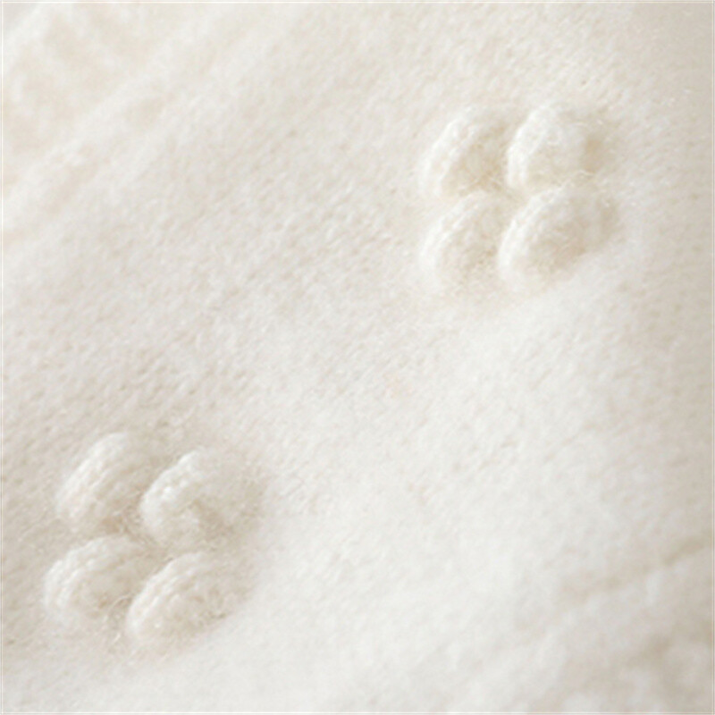 Winter Lady 100% Knit Pure Cashmere Kerchief Short Scarf Decoration ...