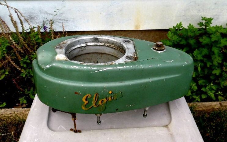 1951 - 1952 Elgin 7-1/2Hp OutBoard Motor Gas Tank for use on motor 571 ...