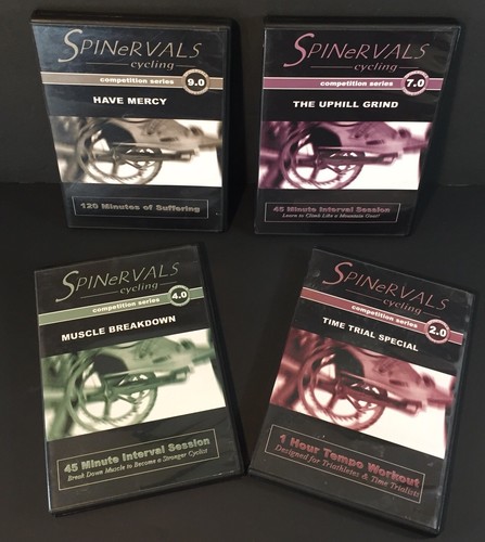 Spinervals Lot Of 4 Competition Series Indoor Cycling Workout DVD ...