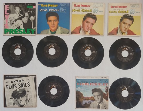 30 ELVIS PRESLEY SINGLES 45s RECORD Full List of songs EPA-747 47-7908 ...