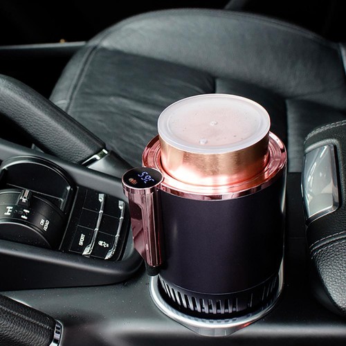 Car Cold Hot Cup Touch Screen, Digital Display Car Cup Holder Cooler ...