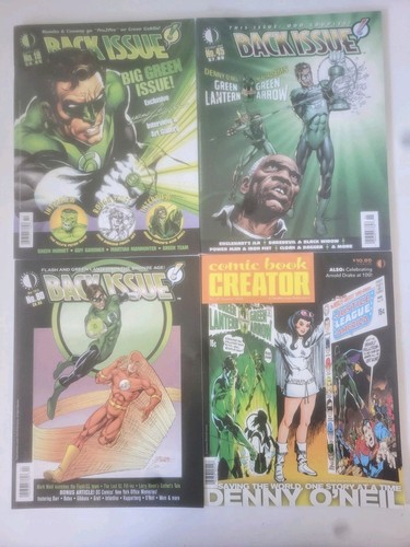 Lot of 4 "Back Issue" & "Comic Book Creator" Magazines Two Morrows VG ...