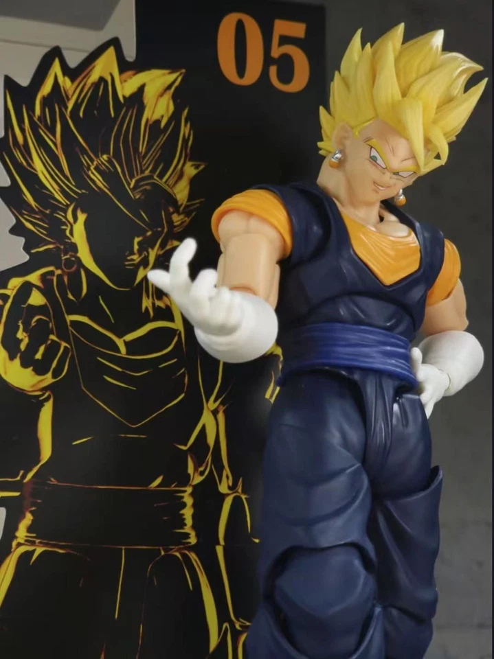 OC Toys 005 SHF 1/12 Vegito 3.0 Yellow Hair Vegetto Bejitto Action ...
