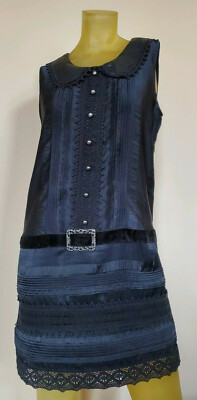 New Anna Sui Target 20th Anniversary Collection Black Dress Size Small ...
