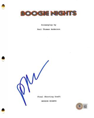 PAUL THOMAS ANDERSON SIGNED BOOGIE NIGHTS FULL SCRIPT AUTOGRAPH BECKETT ...