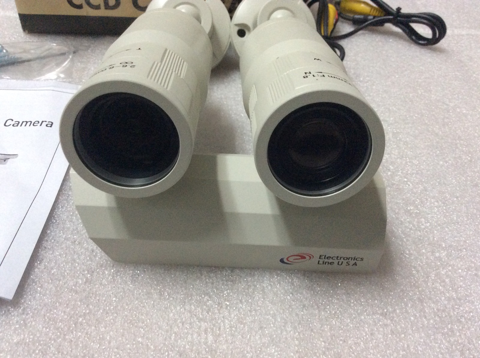 Lot 2 EL-MLC38/922 & EL-MLC38/26 Security Color Cameras 2.6-6mm 9-22mm ...