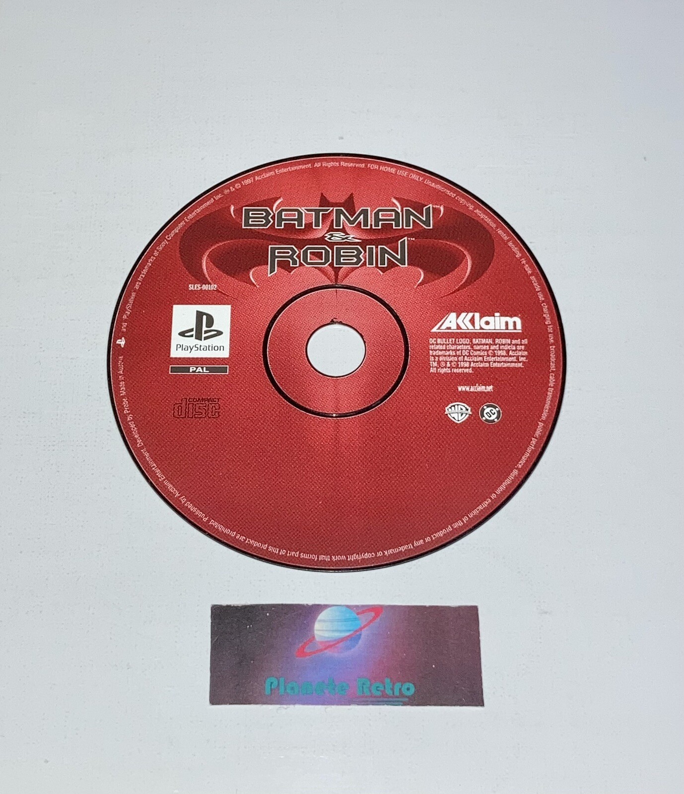Batman & Robin Playstation - Prix - Photo - Présentation