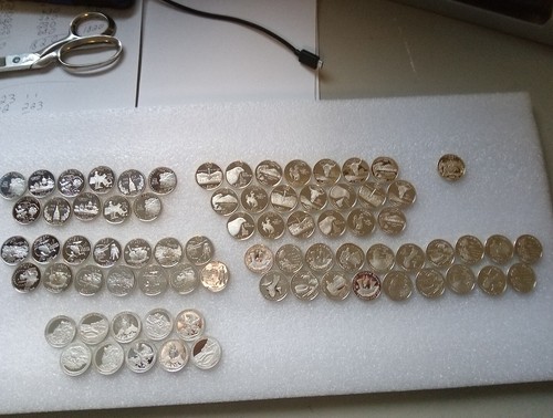 75 Silver Proof State Quarters, Various Years From 2000-2012,From Proof Sets | eBay