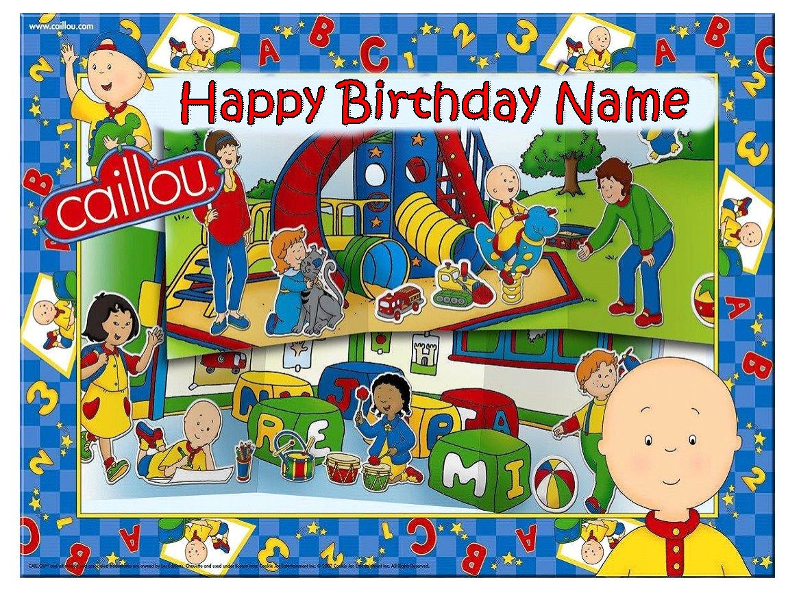 Caillou Cupcake Ideas