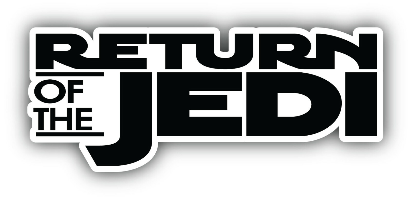 Star Wars Return Of The Jedi Sticker Bumper Decal - ''SIZES'' | eBay