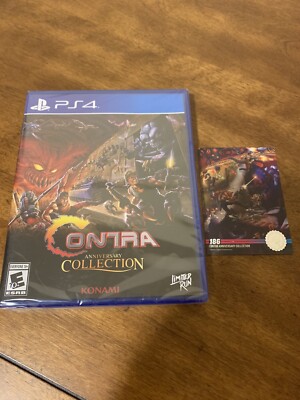 Contra Anniversary Collection + Trading Card #186 Sony PS4 NEW | eBay