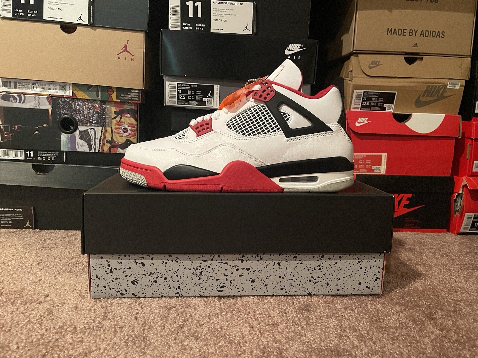 Air Jordan 4 Fire Red 194499969976 | eBay