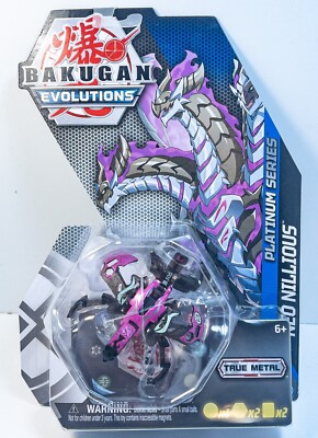 NEO NILLIOUS Bakugan EVOLUTIONS Platinum Series Figure BLACK PINK True ...