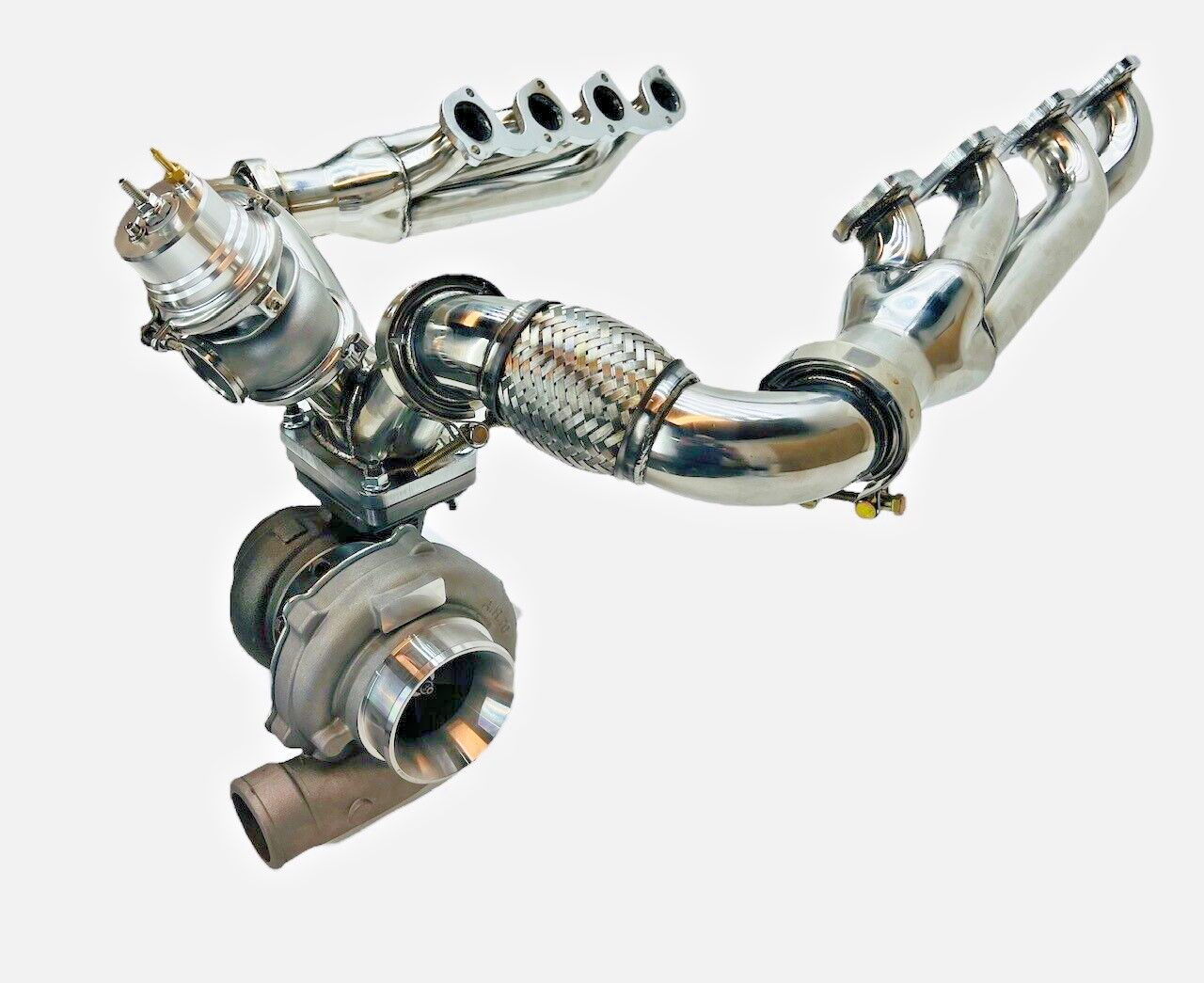 1996-2004 Ford Mustang FOR FORD 4.6 2 VALVE Single Turbo Kit 900HP ...