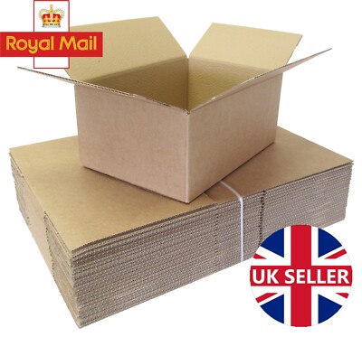 25 x ROYAL MAIL 'DEEP' MAXIMUM SIZE SMALL PARCEL CARDBOARD BOXES ...