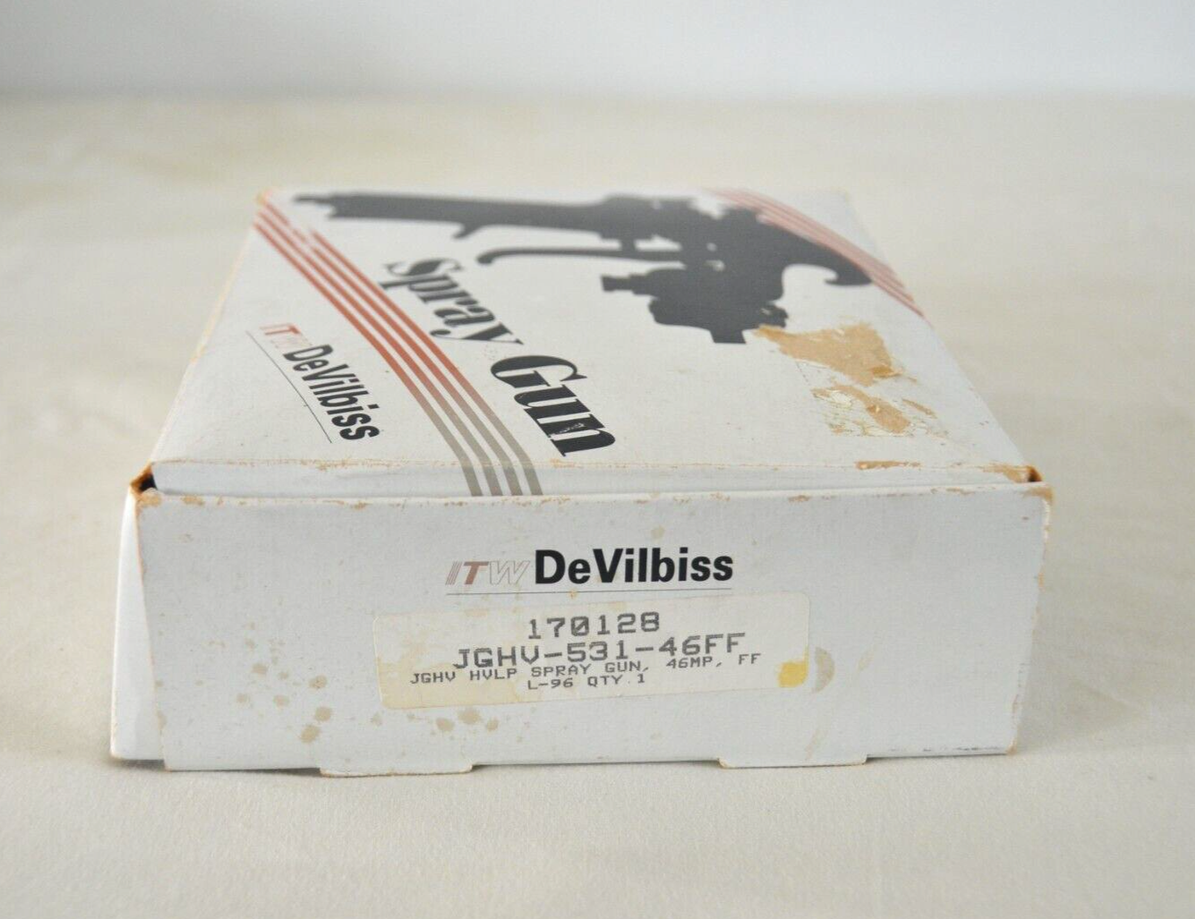 DeVilbiss Jghv-531 Paint Spray Gun 1.8 Tip & 46mp HVLP Cap for sale ...