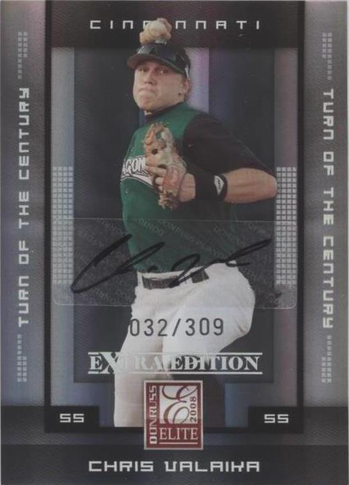 2008 Donruss Elite Extra Edition - Chris Valaika #20 Turn of the ...