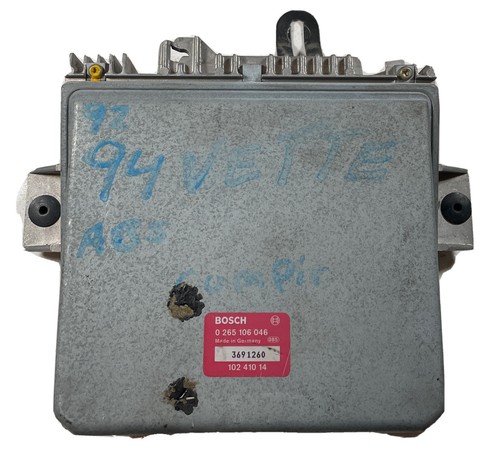 1992-1995 Chevy Corvette ABS Control Module 0 265 106 046 3691260 102 ...