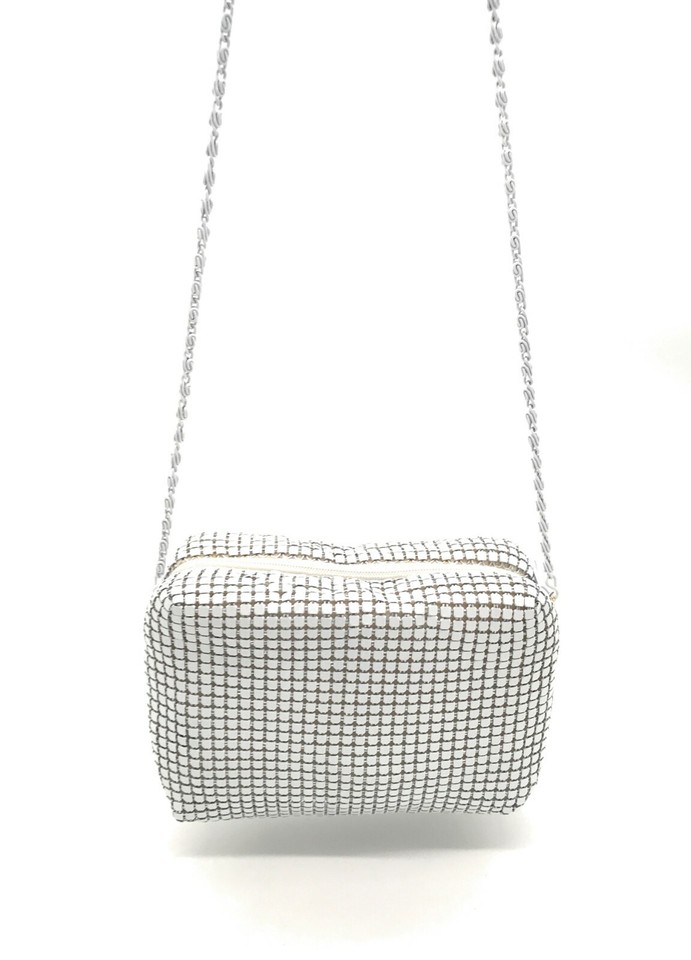 Small Evening Metal Mesh Party Prom Wedding Banquet Purse (USA Stock ...