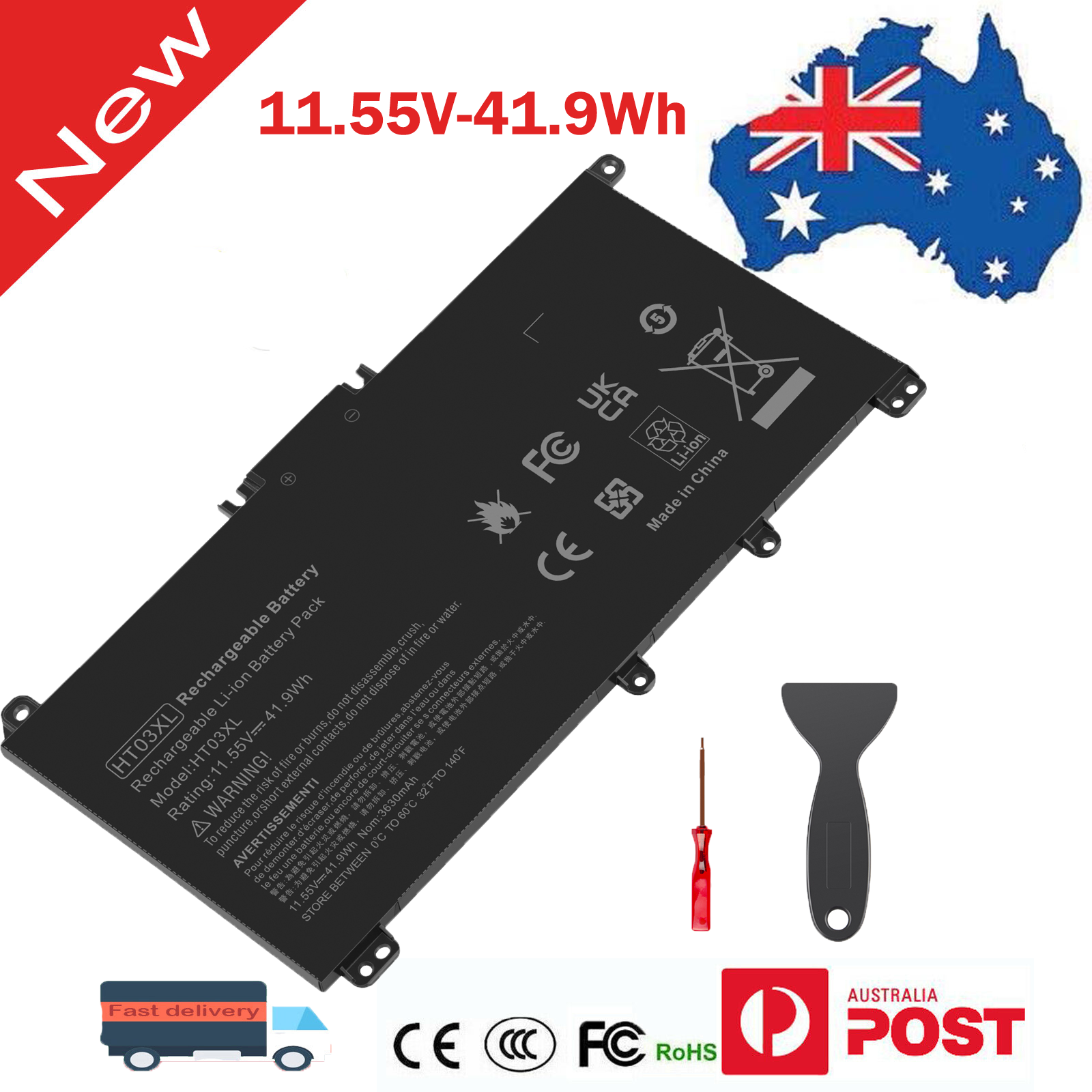 HT03XL For Battery HP Pavilion x360 14-dh 14-dh1018tu 14m-dh1003dx 14t ...