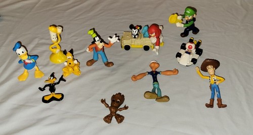 Vintage Rare Disney Pixar Toys Lot Woody, Nintendo, Popeye, Daffy ...