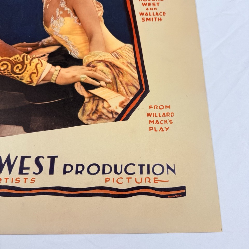 1927 The Dove Original 22x28” Movie Poster Norma Talmadge Noah Beery ...