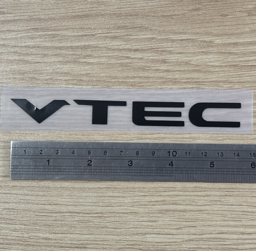 VTEC - Gloss Black Logo Racing Drifting Car Truck Vinyl Decal Sticker ...