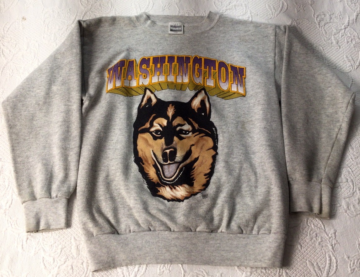 1980s Tultex Vintage University Of Washington Huskie… - Gem