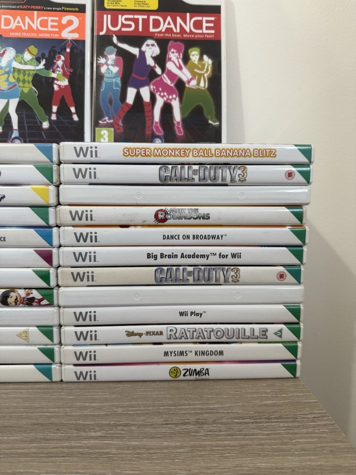 26 x Assorted Nintendo Wii Games in Cases – Mixed Genres, Bundle/Lot ...