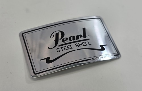 Pearl Steel Shell Drum Badge | eBay