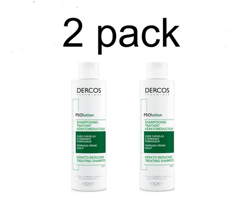 2pack VICHY DERCOS PSOLUTION anti-dandruff shampoo damaged psoriasis ...