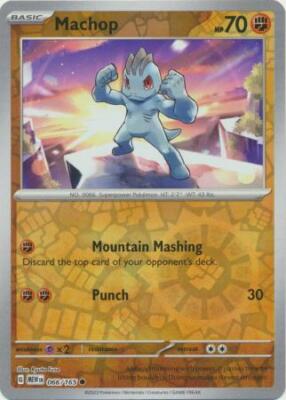 MACHOP 066/165 151 POKEMON ENGLISH (REVERSE HOLO, NM) | eBay